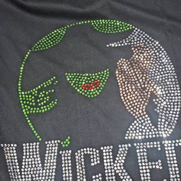 Wicked Broadway Musical Bling Luxury Rhinestone Shirt Custom Made ...