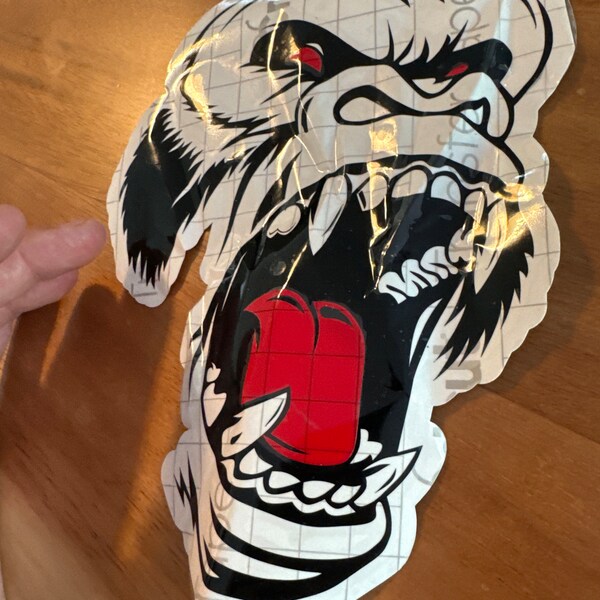 Angry Gorilla Vinyl Decal - Etsy