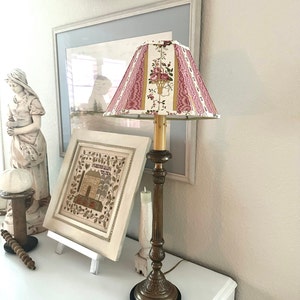 Grandma Moses Bridge Lamp Shade Lampshade Threads Onto Floor - Etsy