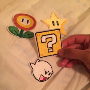 Coin Block Nintendo Throwback Embroidered Iron-on NES Mario | Etsy