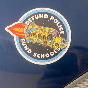 Defund Police / Fund Schools Sticker - Etsy