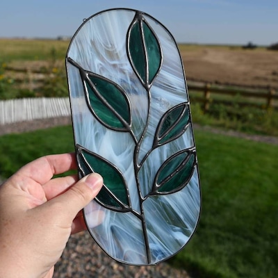 Boho Stained Glass Pattern DIY Stained Glass Beginner Pattern - Etsy