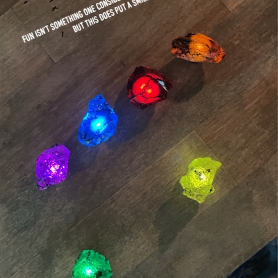 Raw Infinity Stones FULL SET Bestseller Infinity Gauntlet Avengers ...