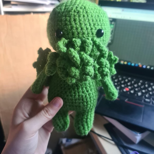 Cthulhu Crochet Pattern - Mini Cthulhu Eldritch God - Etsy