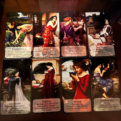 Victorian Romance Tarot Deck. Vintage Tarot Illustrations - Etsy