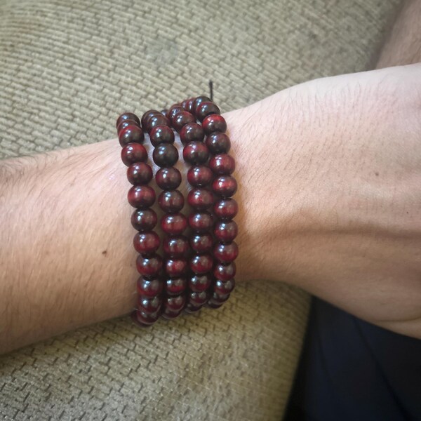 AQUAMARINE Mala Beads, AMAZONITE Meditation Beads, 108 Mala Beads ...