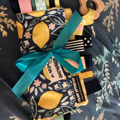 Baby Girl Crinkle Toy Baby Girl Gift Baby Shower Gift Crinkle Blanket ...