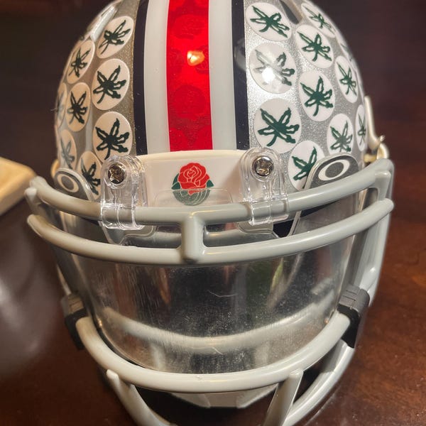 Ohio State Buckeyes Custom Eclipse Mini Riddell Football Helmet - ALL ...