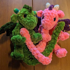 Diddy Dex the Palm Sized Snuggler Dragon Crochet Pattern Amigurumi ...