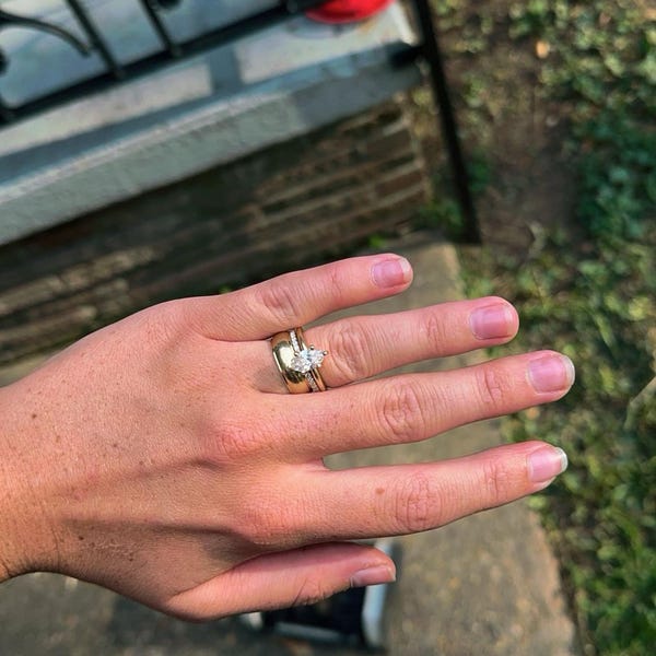 Open Wedding Band, Wedding Bands Women, Moissanite Wedding Band, Space ...