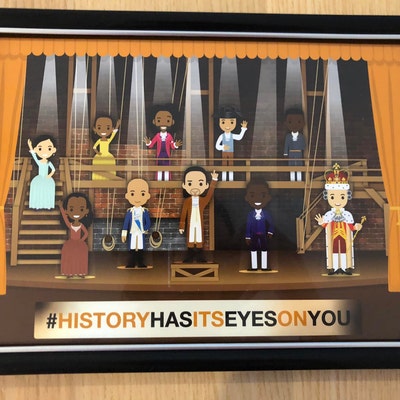 Hamilton Personalised Invite Letter Musical Themed Gift - Etsy