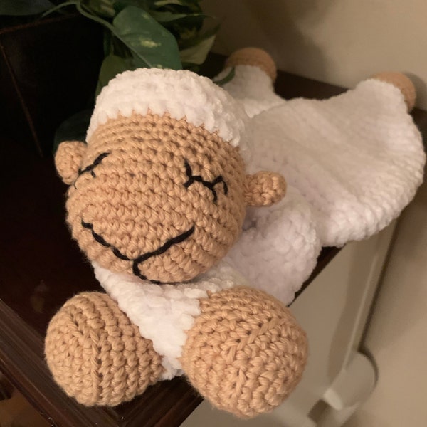 PATTERN ONLY, *SLEEPY* Comforter Bundle, Crochet Lovey, Crochet Sheep ...