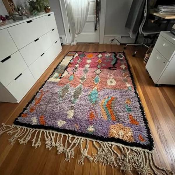 Authentic Moroccan Rug, Custom Fabulous Boujad Rug, Azilal Rug ...