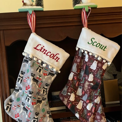 Labrador Retriever Christmas Stocking / Dog Stocking / Personalized ...