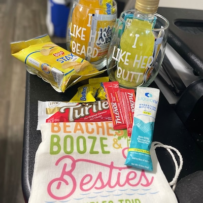 Beach Booze & Besties Tote Bag Bachelorette Party Bag Girls Trip Bags ...