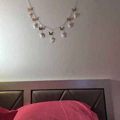 Wall Hangings/ Crystal Wall Hanging/ Wall Art/ Wall Banner/ Butterfly ...