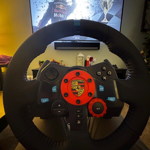 Logo Center Cap & Magnetic Paddle Shifter Mod Bundle for Logitech G29 ...