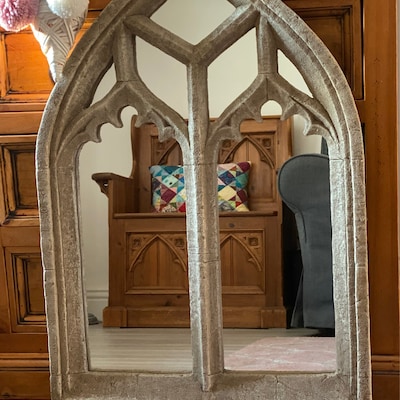 Beautiful Stone Arch Garden Gothic Mirror - Etsy