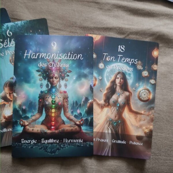 L’oracle du féminin sacré - pack 47 Cartes et Méditation guidée- oracle ...