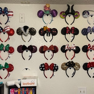 Decorated Mickey Ear Wall Displays 5 10 or 20 Packs - Etsy