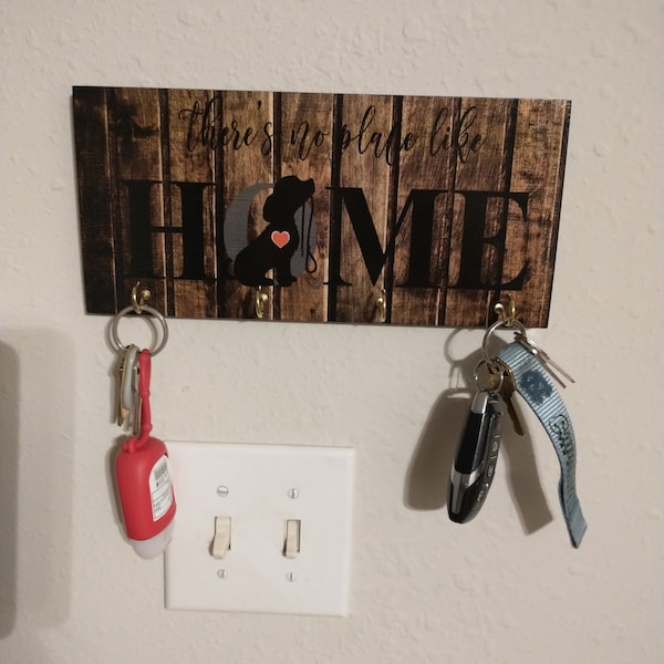 Personalized Key Holder, Custom Key Holder for Wall, Photo Key Hanger ...