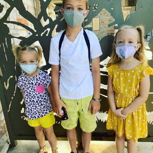 Kids Face Masks Childrens Washable Reusable Cloth Masks Made in USA ...