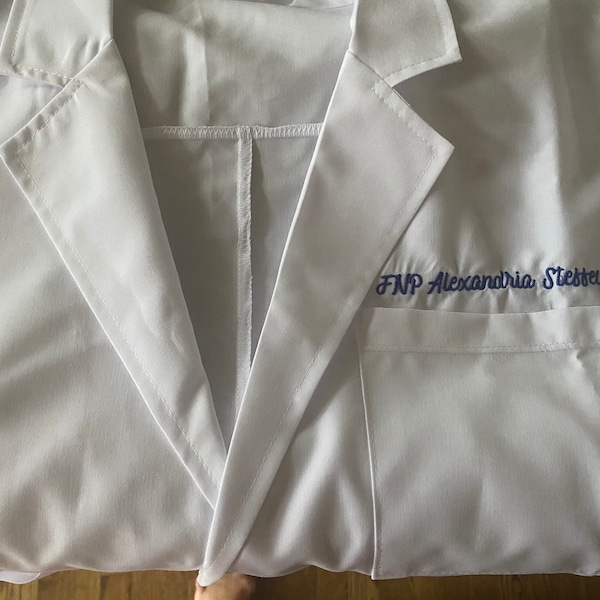 Custom Lab Coat, Embroidered Medical Lab Coat, Personalized Lab Coat ...
