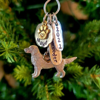 German Shorthaired Pointer Memorial Keychain GSP Key Chain - Etsy