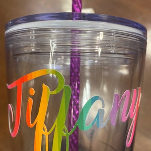 Name Decal Tumbler Name Sticker Tumbler Decal Wine Glass - Etsy