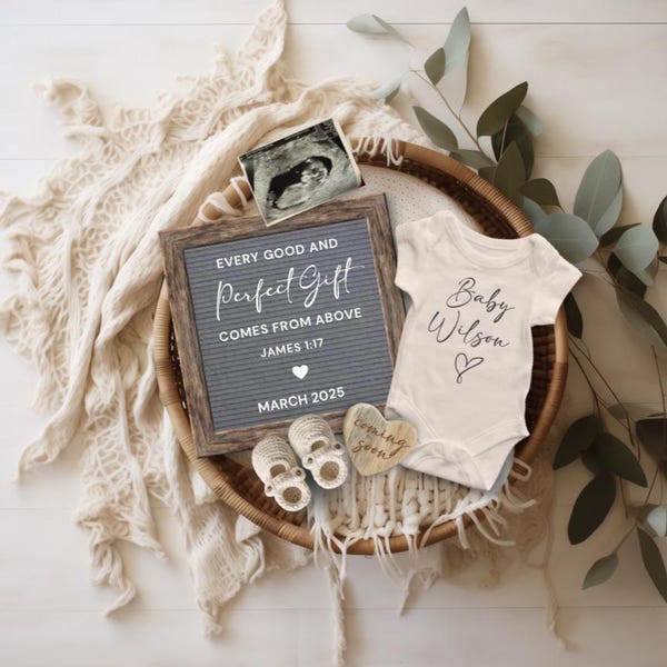 Anuncio De Embarazo, Pregnancy Announcement SPANISH, Baby Reveal Social ...