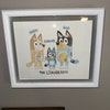 Watercolor BLUEY FAMILY Portrait Bluey Painting - Etsy