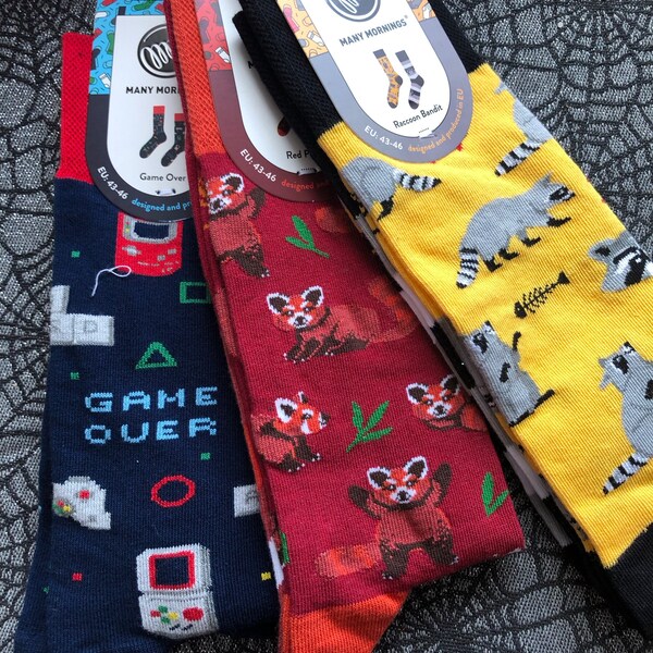 Music Socks From MANY MORNINGS, Women's Socks, Men's Socks, Mismatched ...