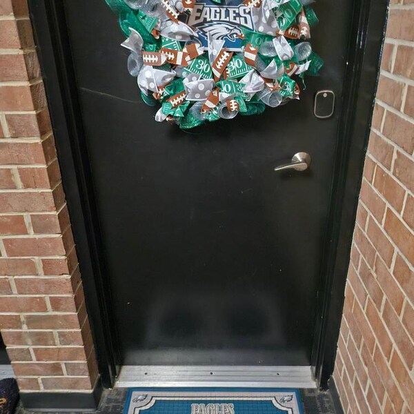 Philadelphia Eagles Wreath - Etsy