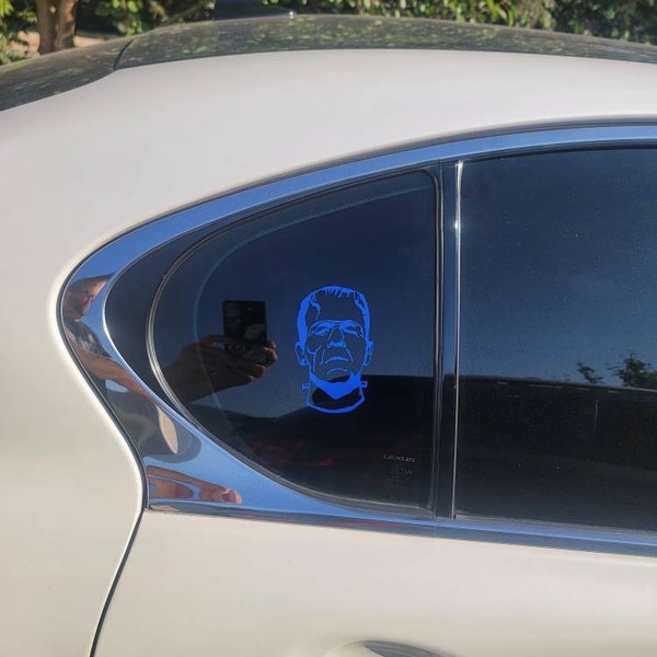 Frankenstein Monster Vinyl Decal - Etsy