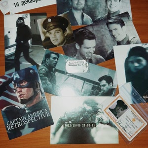 Bucky Barnes Secret File Winter Soldier S.H.I.E.L.D. Files Paper Props ...