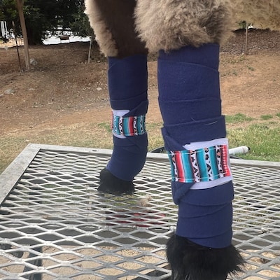 Sheep Leg Wraps, Goat Leg Wraps, Mini Horse Leg Wraps, Serape Cheetah ...