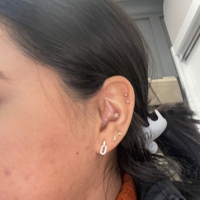 14K Gold Bar Stick Earring-gold Bar Earring-screw Back Earring ...