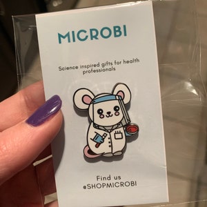 LAB RAT Hard Enamel Pin / Laboratory / Scientist / Med Lab Tech ...