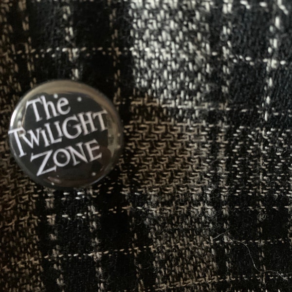 Handmade the Twilight Zone 1" Button Lapel Pin - Etsy