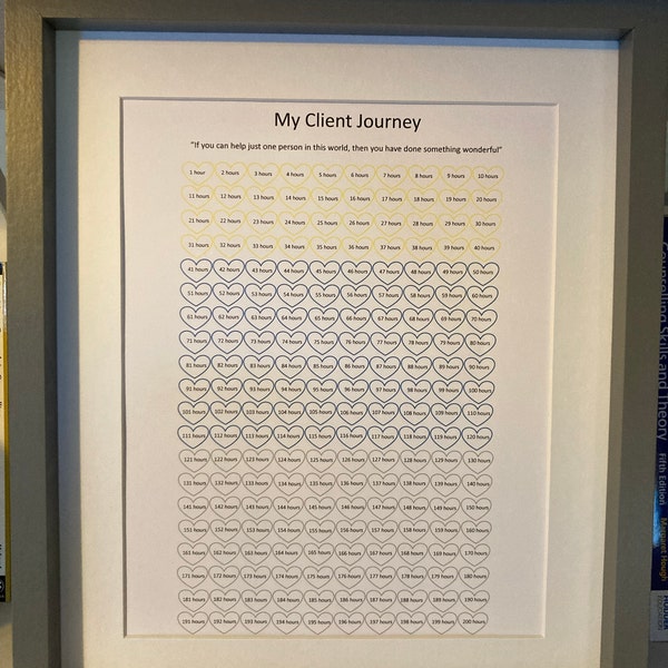 Counselling Clinical Psychologist Client Hours Tracker Countdown ...