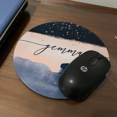 Personalized Office Decor Mouse Pad, Custom Name Mousepad, Custom Mouse ...