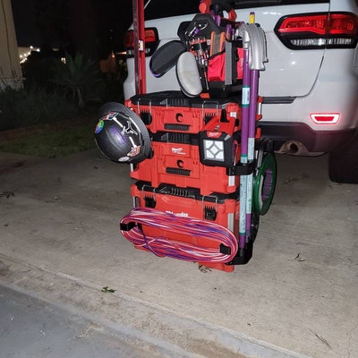 Milwookie Double Pipe Bender Holder for Milwaukee Packout for 3/4 and 1 ...