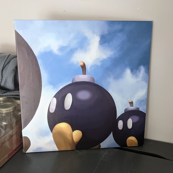 Bob-omb Battlefield Mario 64 50x50 Cm - Etsy