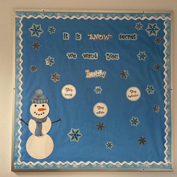 Heart Month/february Health Bulletin Board/door Decor Kit for Nurses ...