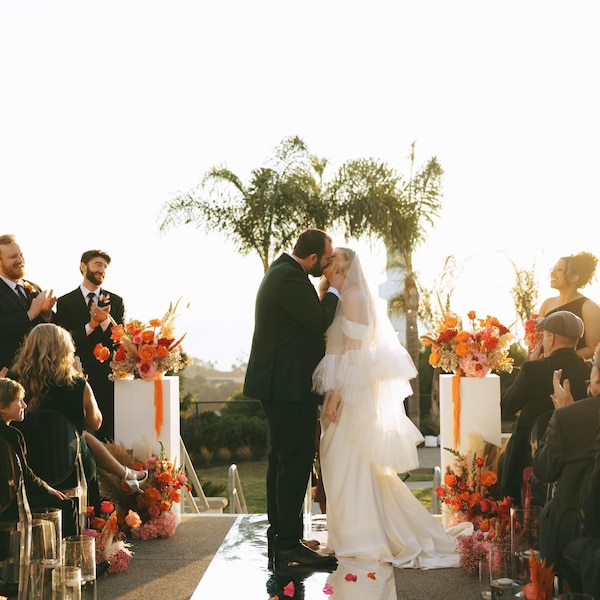 Wedding Ruffle Veil, Lux Veil With Ruffled Edge, Bridal Veil, Veil for ...