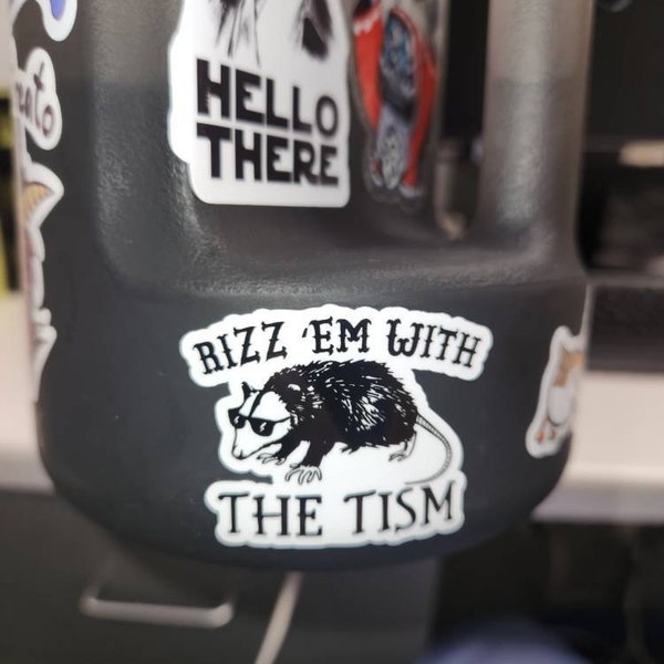 Rizz Em With the Tism Waterproof Weatherproof Vinyl Sticker Decal - Etsy