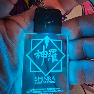 Cyberpunk Keychain With Color Changing Light - Etsy