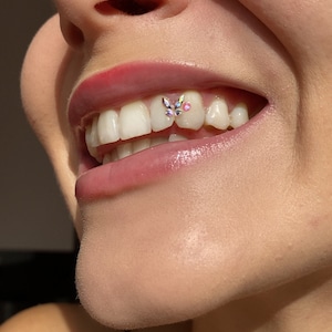 Crystal Butterfly Set DIY Tooth Gem Kit - Etsy