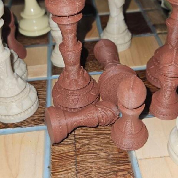 3D Printed Hexchess Set the Royals - Etsy