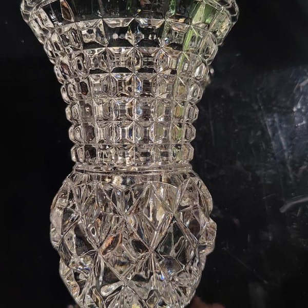 French Style Patterned Glass Vase European Embossed Relief Flower Vase ...